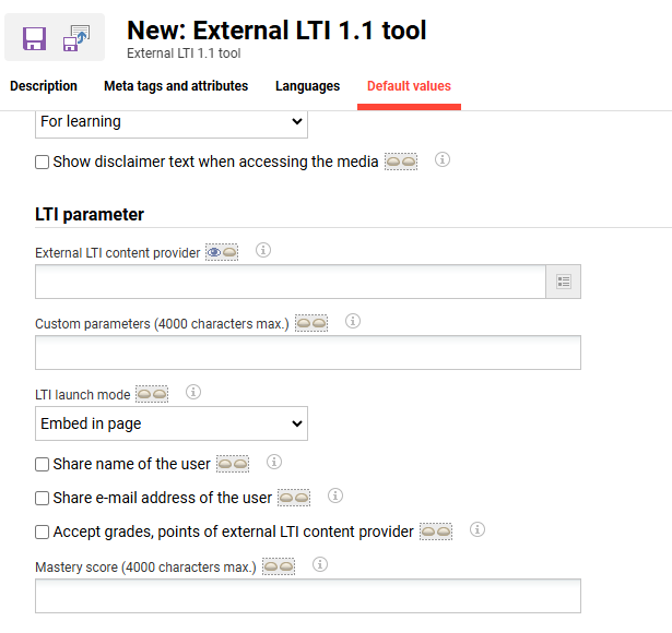 External LTI 1.1 Tool
